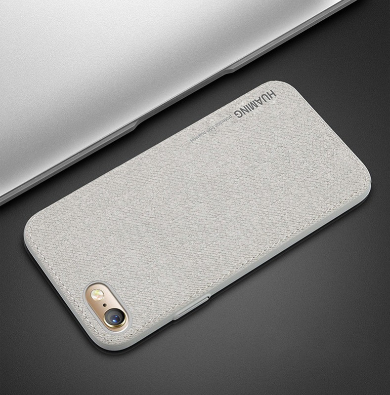 Vaku ® Apple iPhone 7 Luxico Series Hand-Stitched Cotton Textile Ultra ...