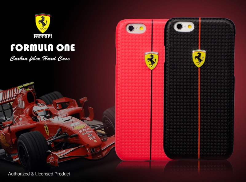 Ferrari ® Apple iPhone 6 / 6S Formula One Carbon Fiber 3D Layer Case ...