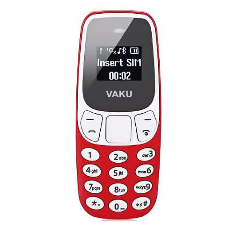 VAKU ® World's smallest Dual-Sim Nano Phone with Voice Changer, Alarm ...