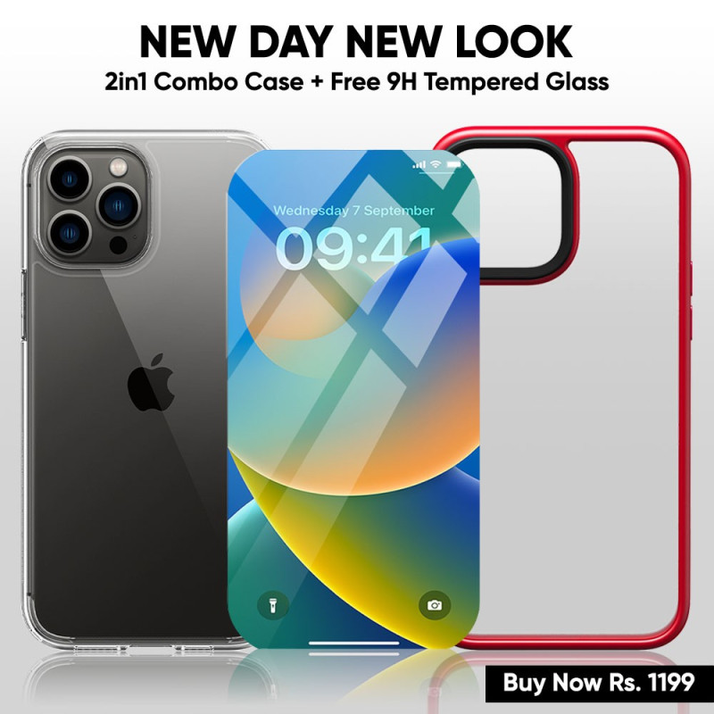 eller Sante ® 2 in 1 Combo Covers For Apple iPhone 13 Pro With Free 9H ...