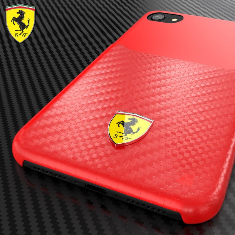 Ferrari ® Apple Iphone 6 6s Sp America Series Carbon Fiber Finish