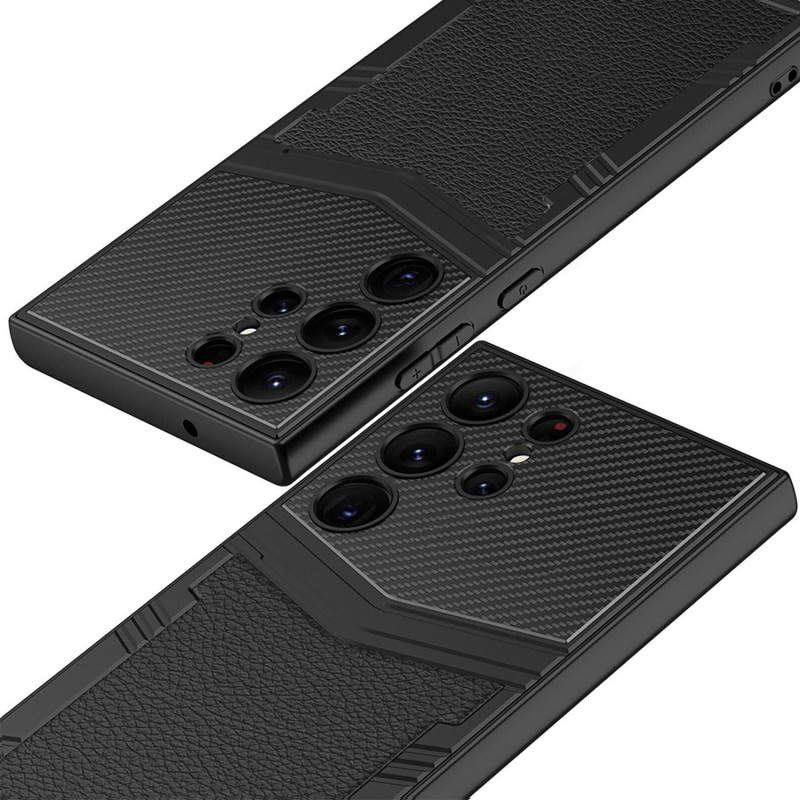 Vaku ® Samsung Galaxy S23 Ultra Carbon Shield Matte TPU Back Cover Case ...