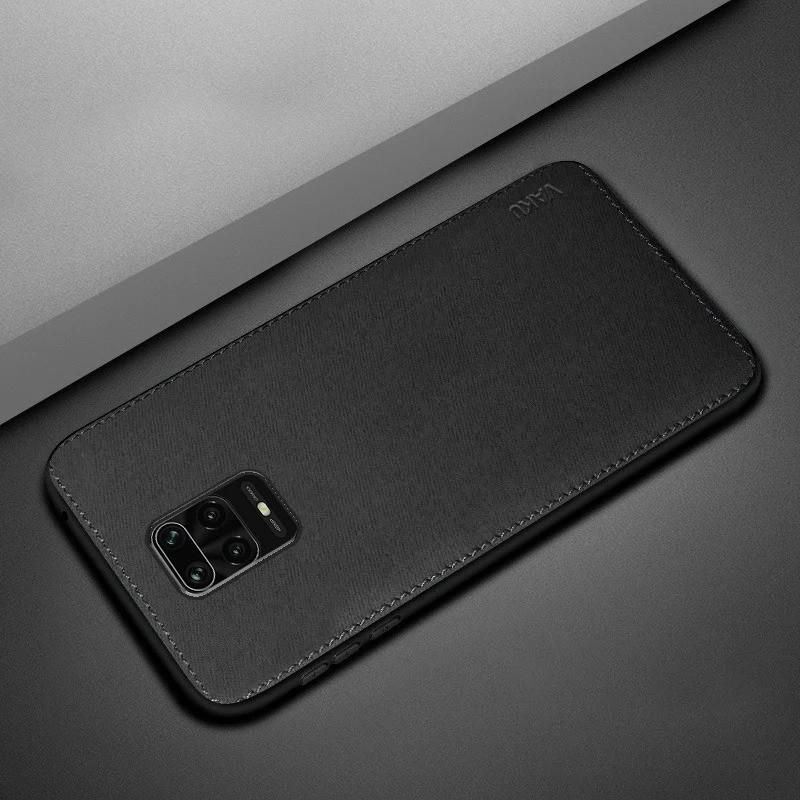 Vaku ® Redmi Note 9 Pro Luxico Series Hand-Stitched Cotton Textile ...