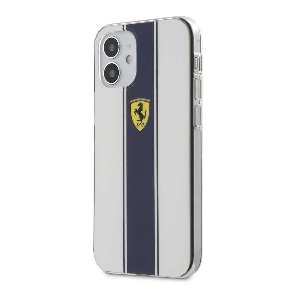Scuderia Ferrari ® Apple iPhone 12 / 12 Pro Navy ON STRIPE Case Back ...