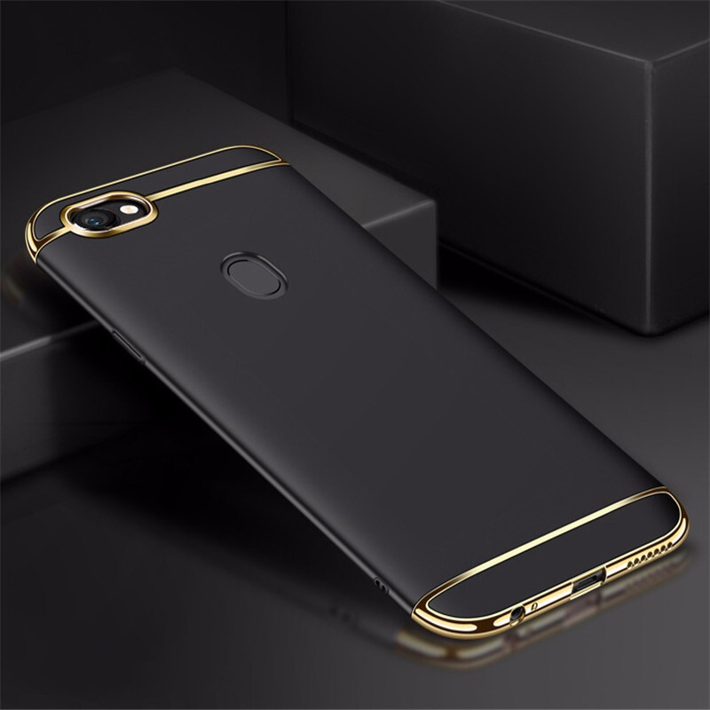 Vaku ® Oppo F5 Ling Series Ultra-thin Metal Electroplating Splicing PC ...