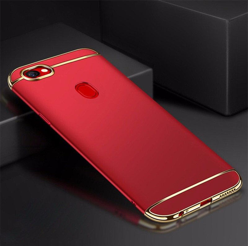 Vaku ® Oppo F5 Ling Series Ultra-thin Metal Electroplating Splicing PC ...