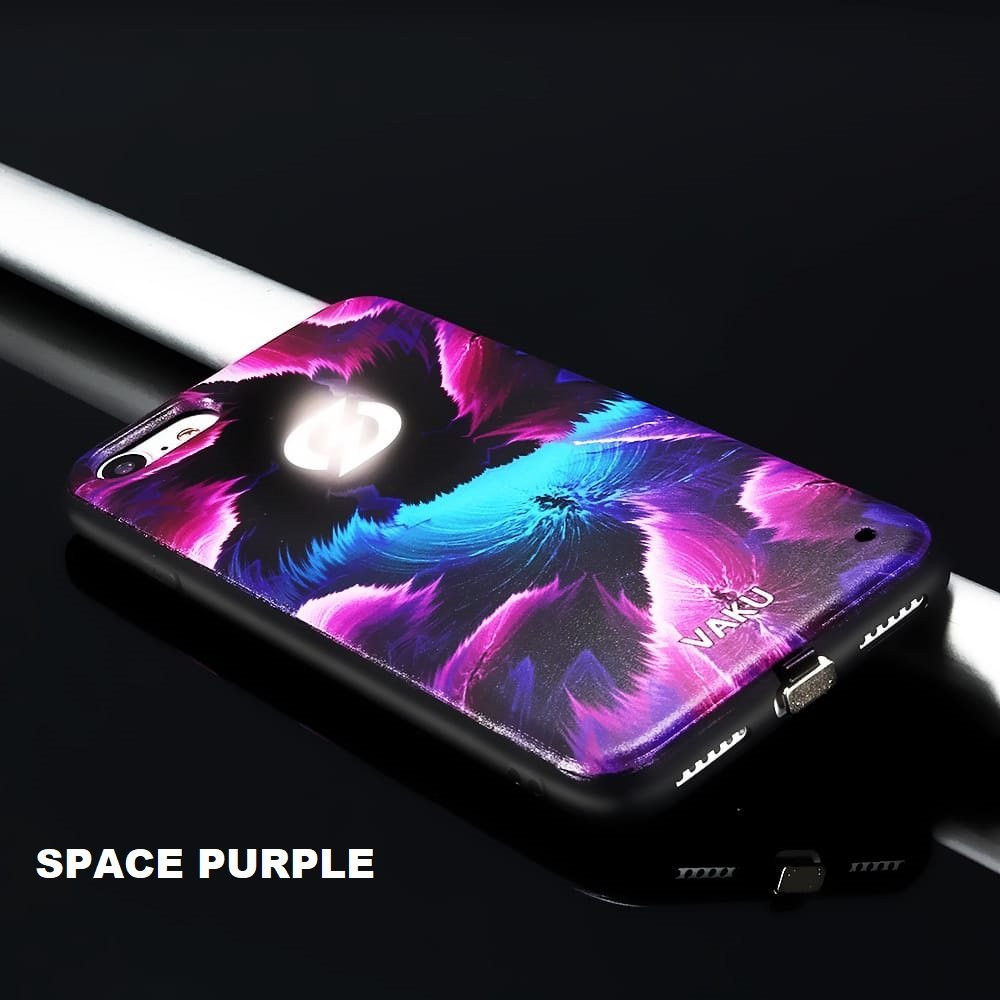 VAKU ® Apple iPhone 8 Universe EDITION First LED Light Illuminated Logo ...