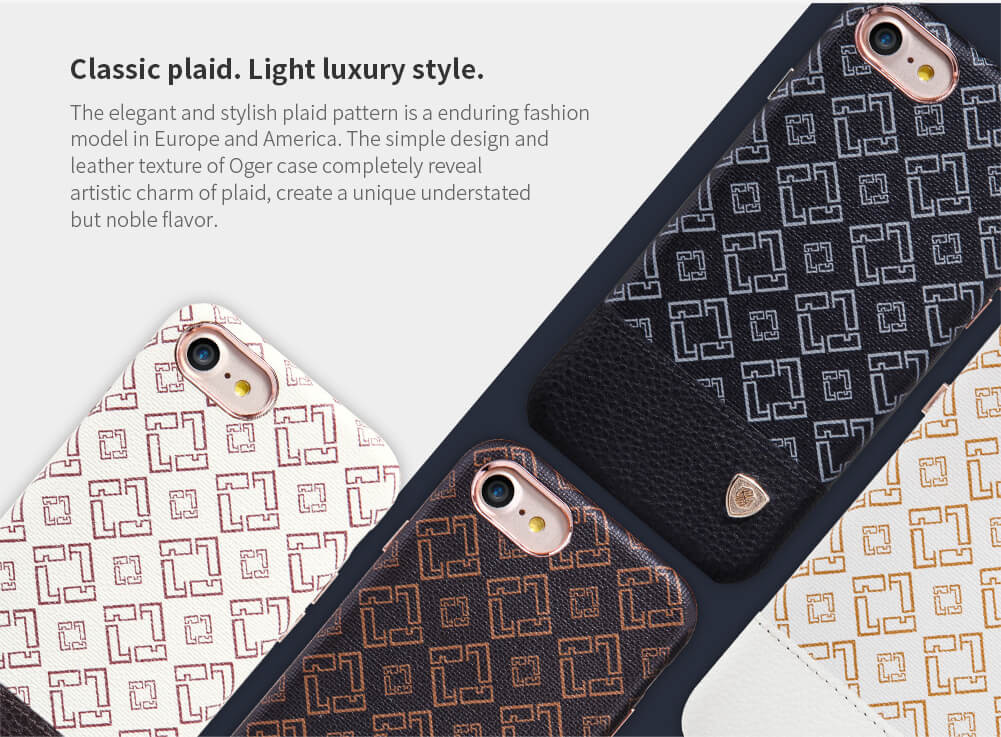 Nillkin ® Apple iPhone 8 Oger Series Luxury Designer Dual Design ...