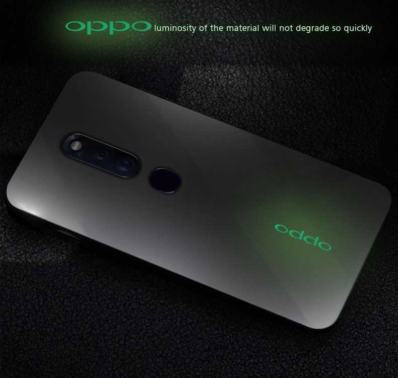 VAKU ® Oppo F11 Pro Radium GLOW Light Illuminated OPPO Logo 3D Designer ...