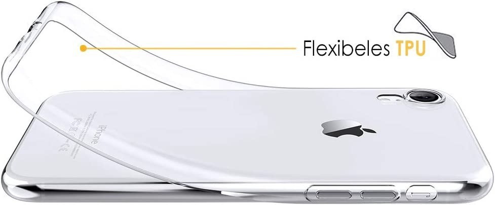 VAKU ® Apple iPhone Xr Camera Lens Protection Transparent TPU Back ...