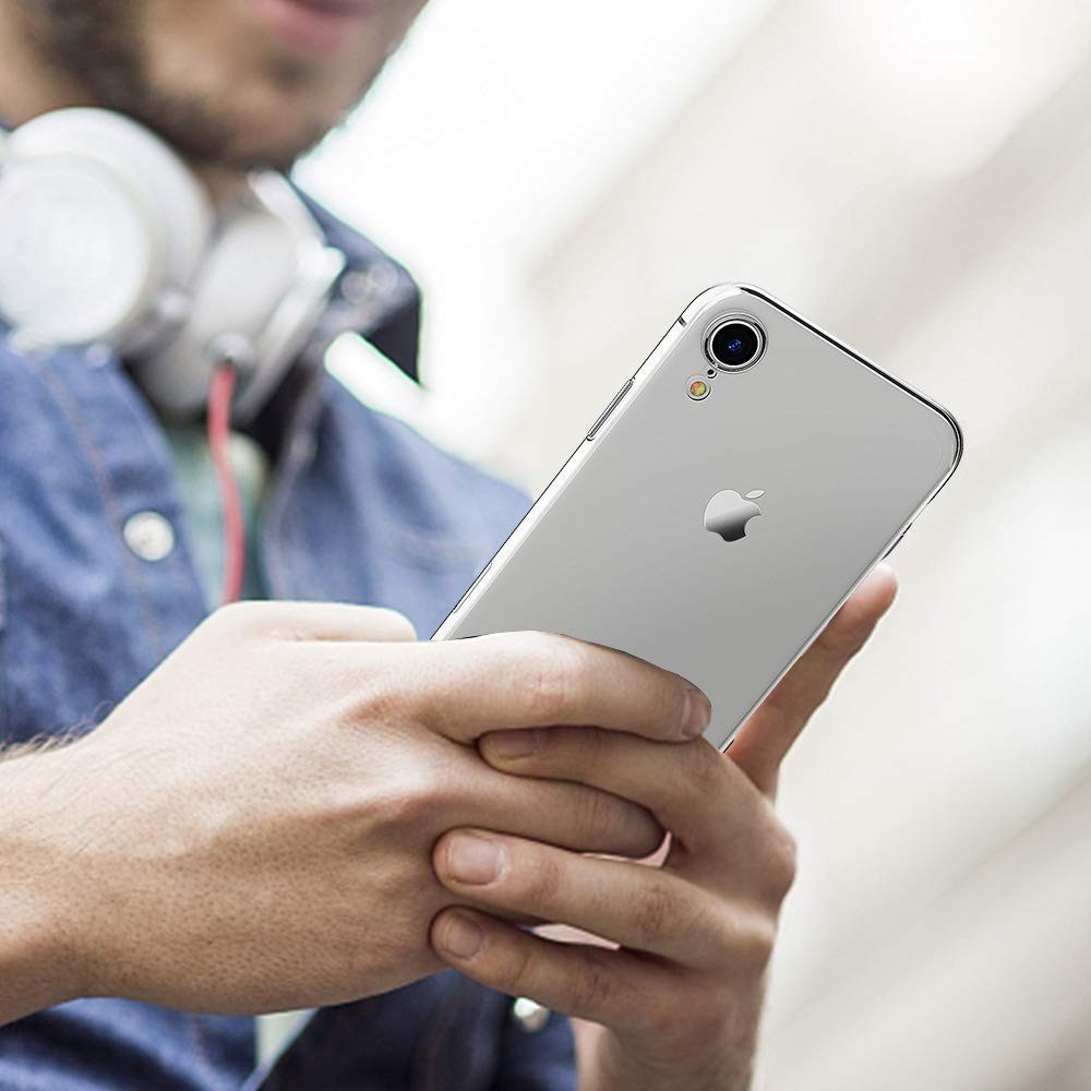 VAKU ® Apple iPhone Xr Camera Lens Protection Transparent TPU Back ...