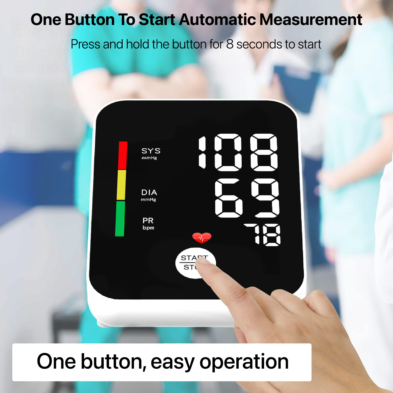DR VAKU ® Electronic Rechargeable BP Machine Monitor Digital Fully ...