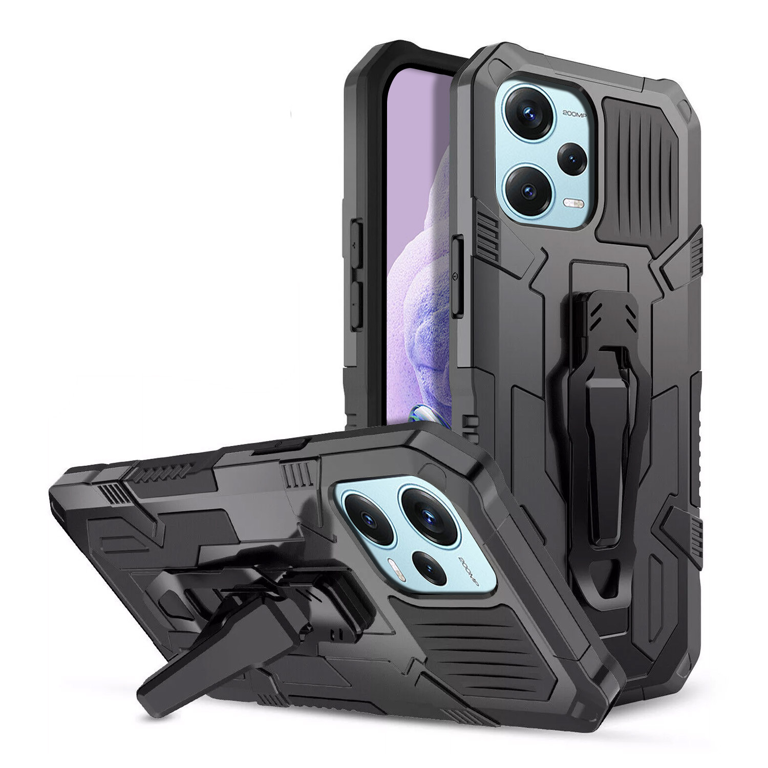 Vaku ® Xiaomi Redmi Note 12 Pro Vanguard Military Grade Armor Case with ...