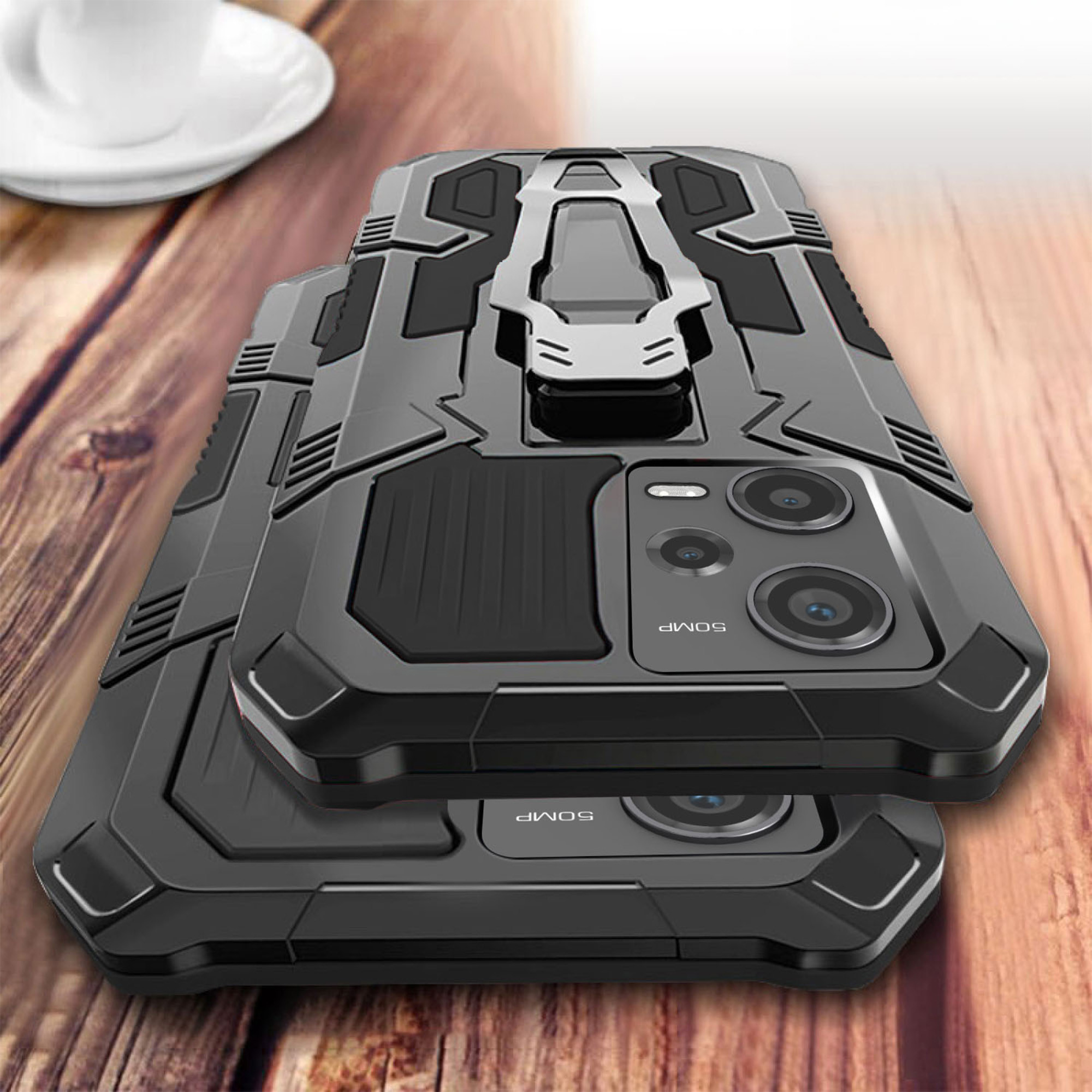 Vaku ® Xiaomi Redmi Note 12 Pro Vanguard Military Grade Armor Case with ...