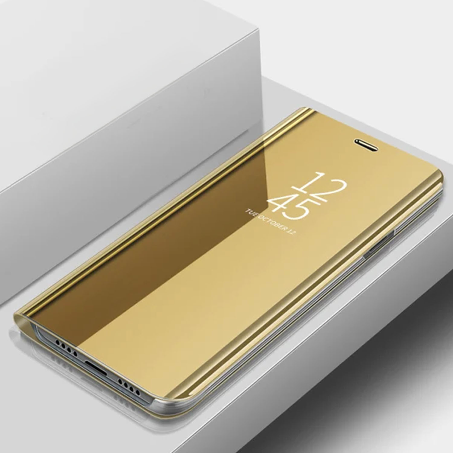 Vaku ® Samsung Galaxy S25 5G Mate Smart Awakening Mirror Folio Metal ...