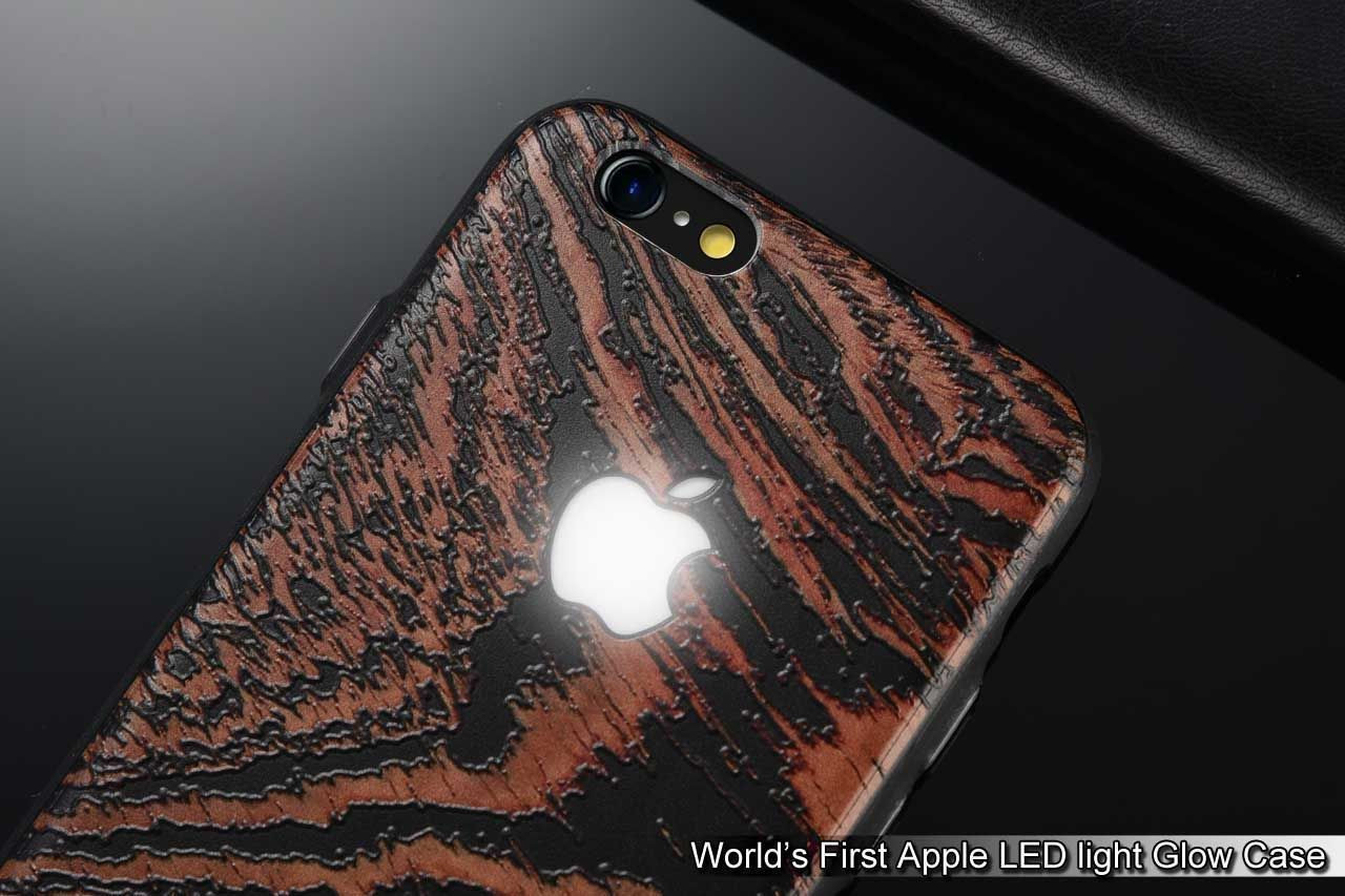 LEKE ® Apple iPhone 8 World's First LED Light Illuminated Logo 3D ...