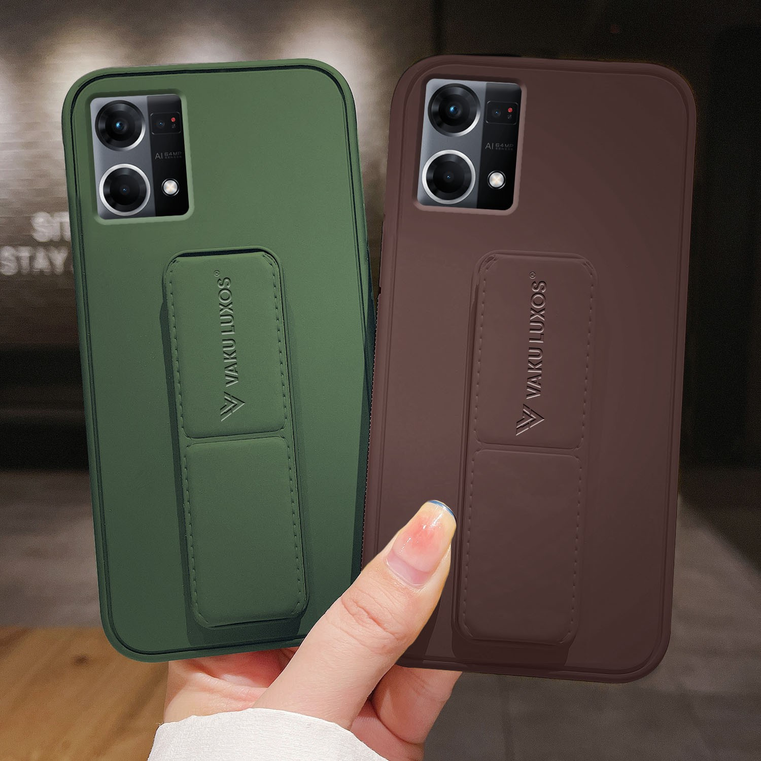 Vaku ® Oppo F21 Pro Harbor Grip Multi-Functional Magnetic Vertical ...