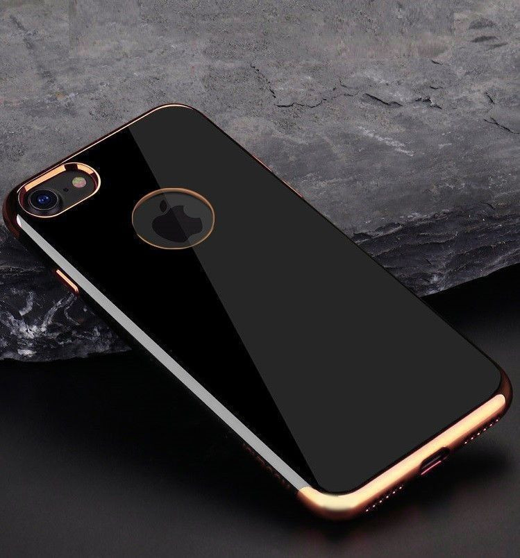i-Smile ® Apple iPhone 7 Piano Black Bould Series 2K Electroplated ...
