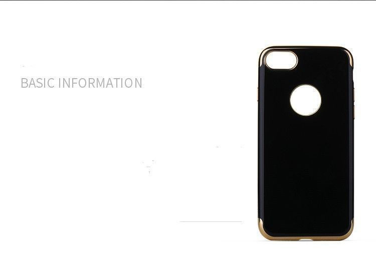 i-Smile ® Apple iPhone 7 Piano Black Bould Series 2K Electroplated ...