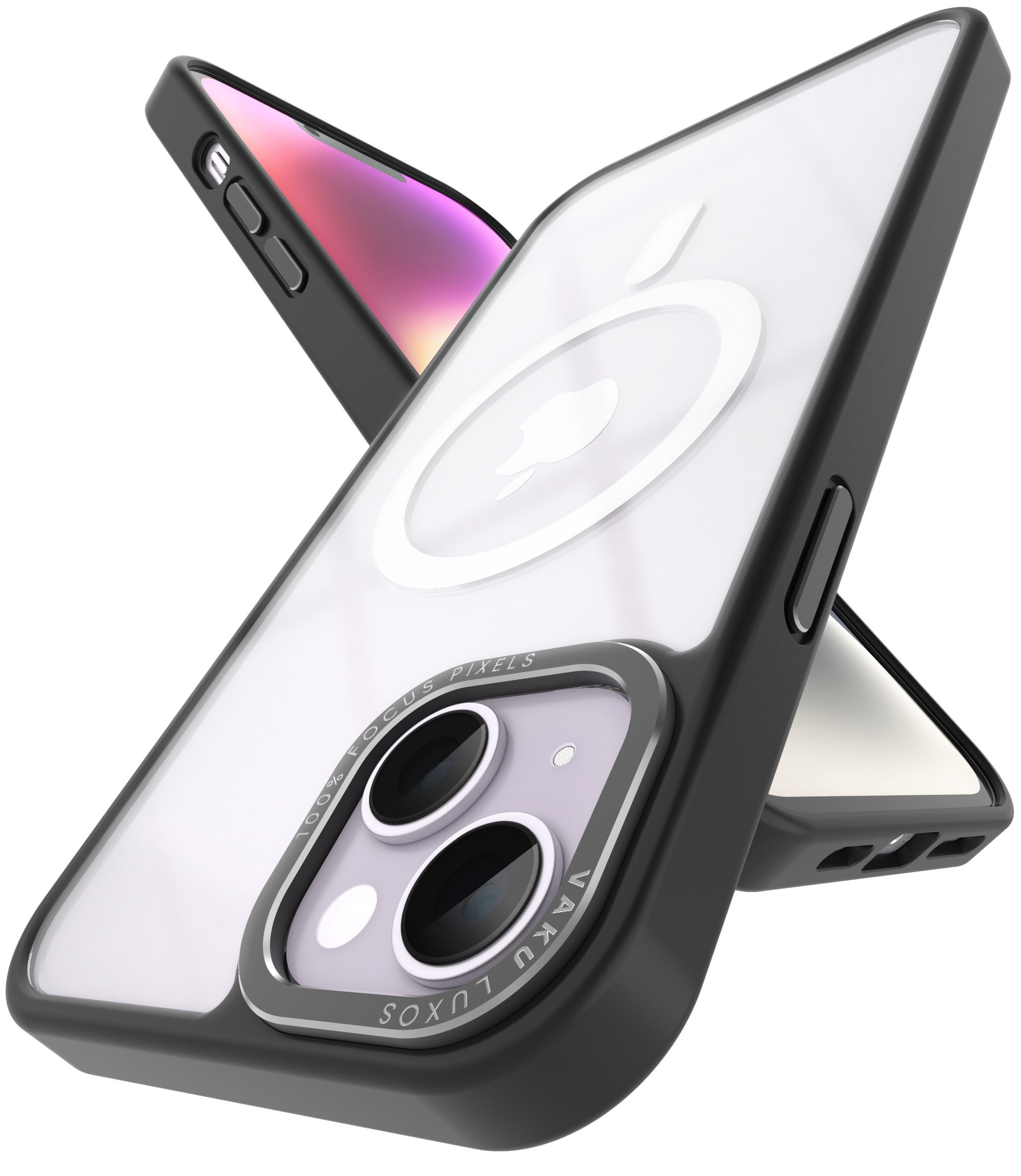 Vaku Luxos ® Apple iPhone 14 Translucent MagPro Armor Slim Protective ...