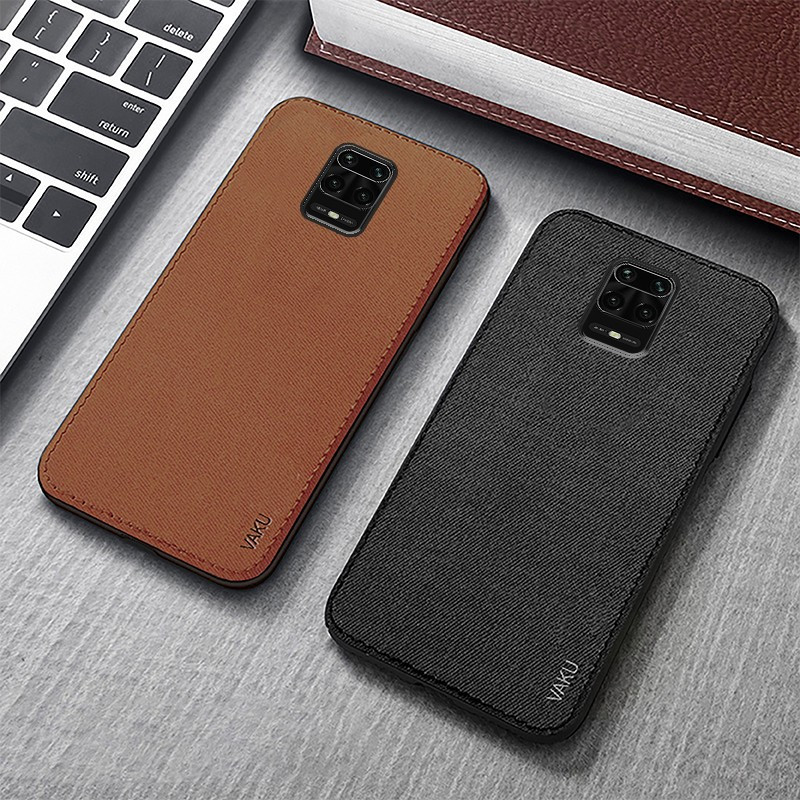 Vaku ® Redmi Note 9 Pro Max Luxico Series Hand-Stitched Cotton Textile ...