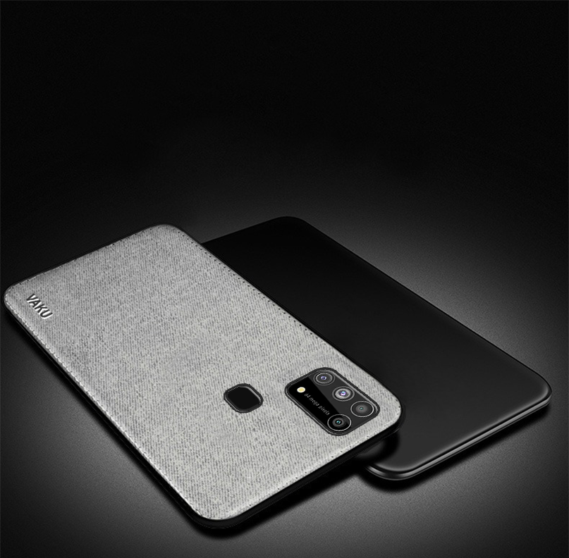 Vaku ® Samsung Galaxy M31 Luxico Series Hand-Stitched Cotton Textile ...