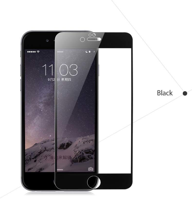 Baseus ® Apple iPhone 6 / 6S Full Coverage 0.3mm Ultrathin 9H Hardness ...