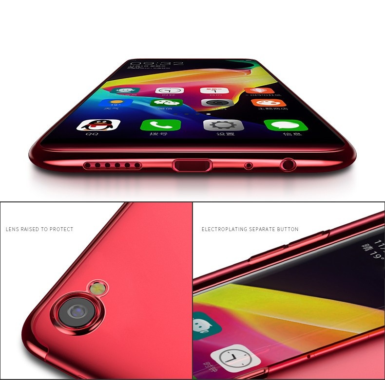 Vaku ® Oppo F7 CAUSEWAY Series Electroplated Shine Bumper Finish Full ...