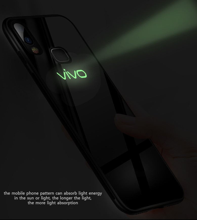 VAKU ® Vivo Y91 Radium Glow Light Illuminated VIVO Logo 3D Designer ...