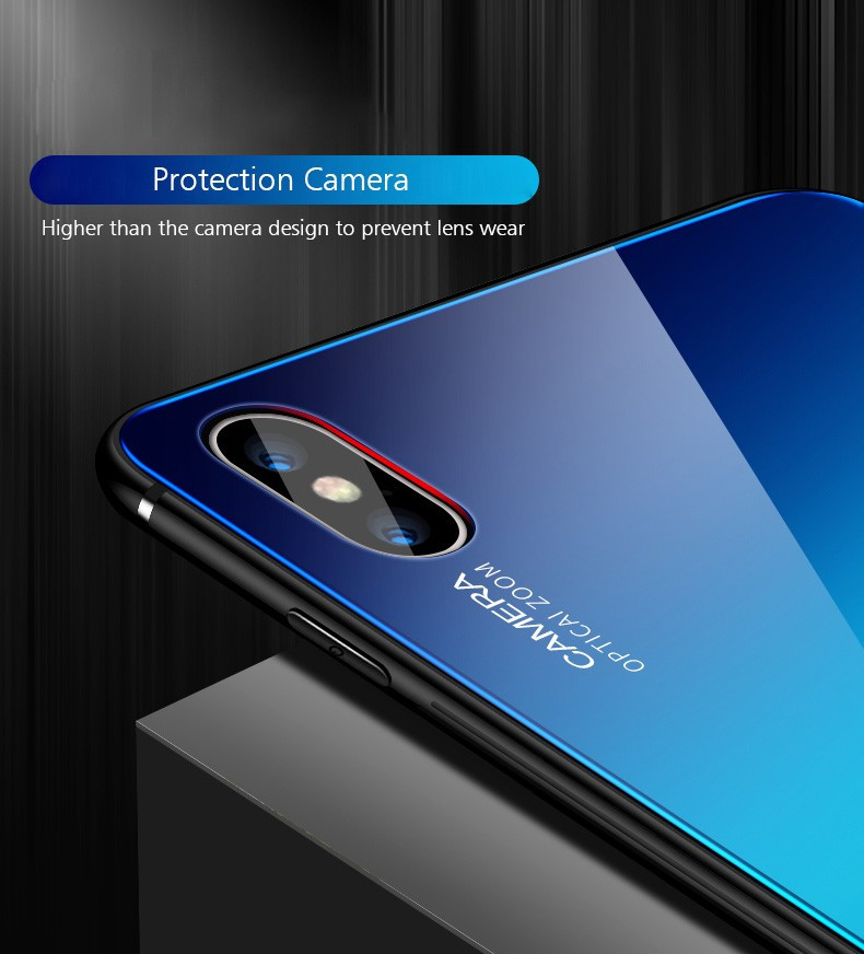Vaku ® Apple iPhone X Optical zoom Series Glass Ultra-Shine Luxurious ...