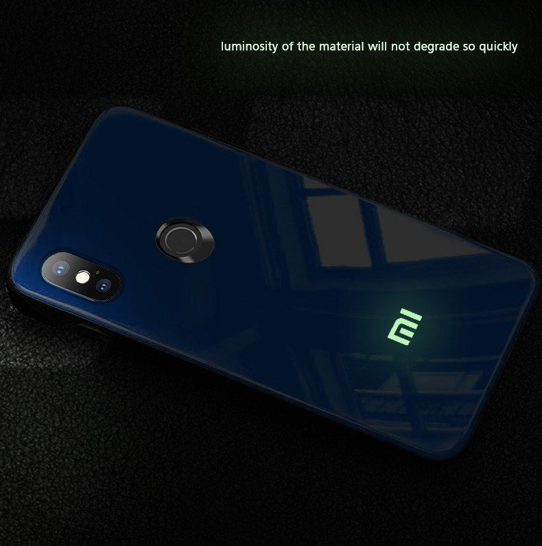 VAKU ® Xiaomi Redmi Note 6 Pro Radium Glow Light Illuminated MI Logo 3D ...