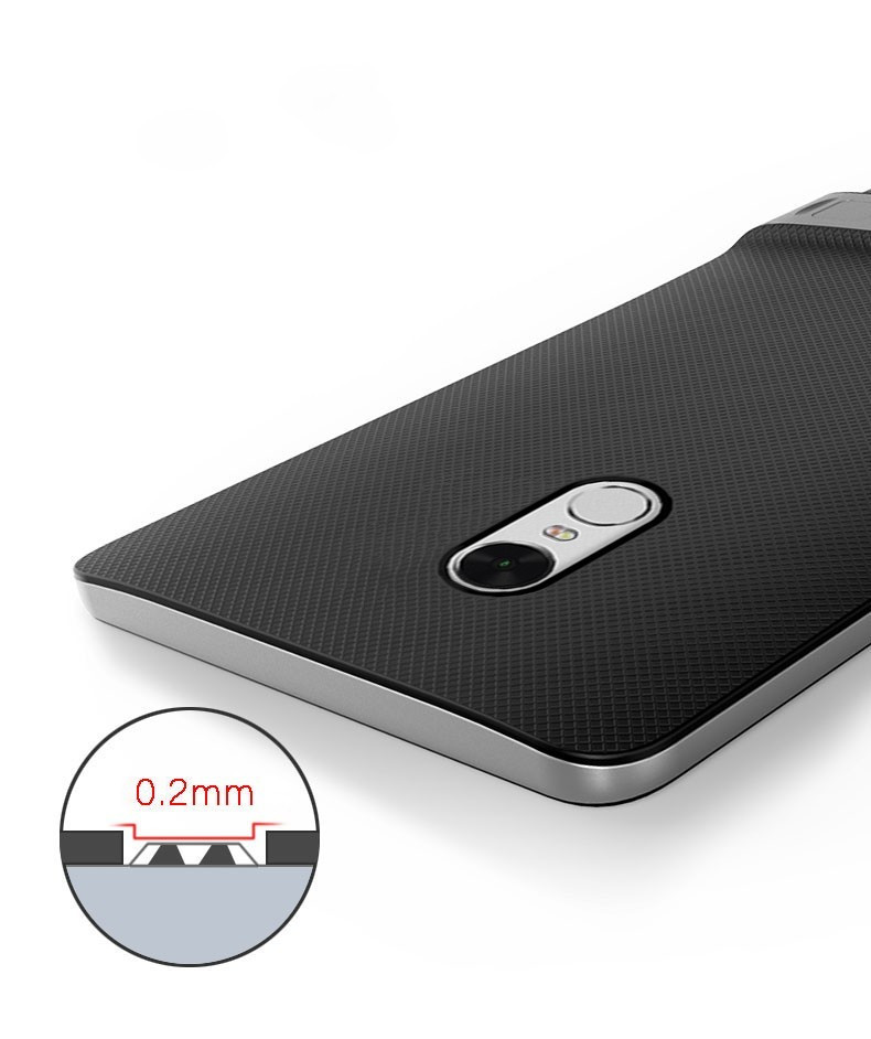 Vaku ® Xiaomi Redmi Note 4 Royle Case Ultra-thin Dual Metal + inbuilt ...