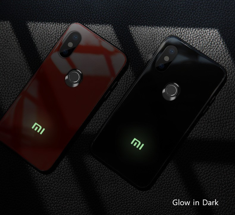 Vaku Xiaomi Redmi Note Pro Radium Glow Light Illuminated Mi Logo D Designer Case Back Cover