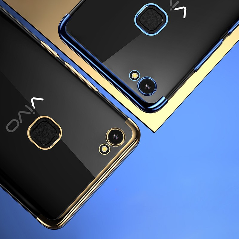 Vaku ® Vivo V7 CAUSEWAY Series Electroplated Shine Bumper Finish Full ...