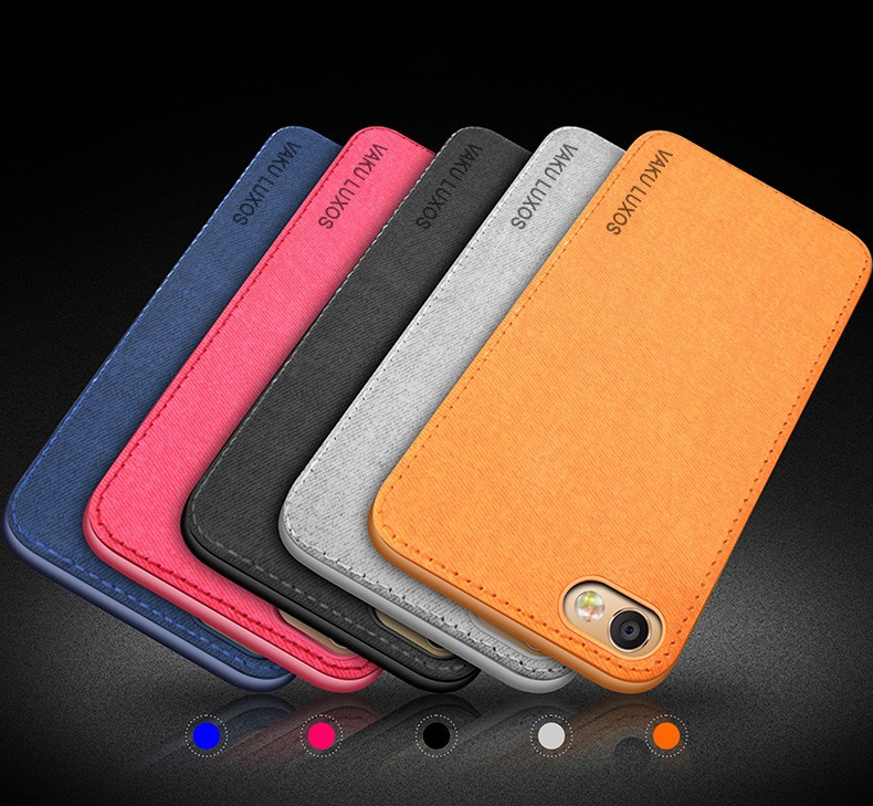 Vaku ® Oppo A83 Luxico Series Hand-Stitched Cotton Textile Ultra Soft ...