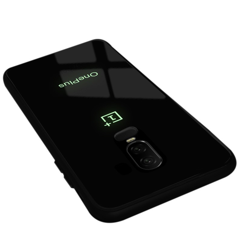 VAKU ® OnePlus 6 Radium Glow Light Illuminated Oneplus Logo 3D Designer ...
