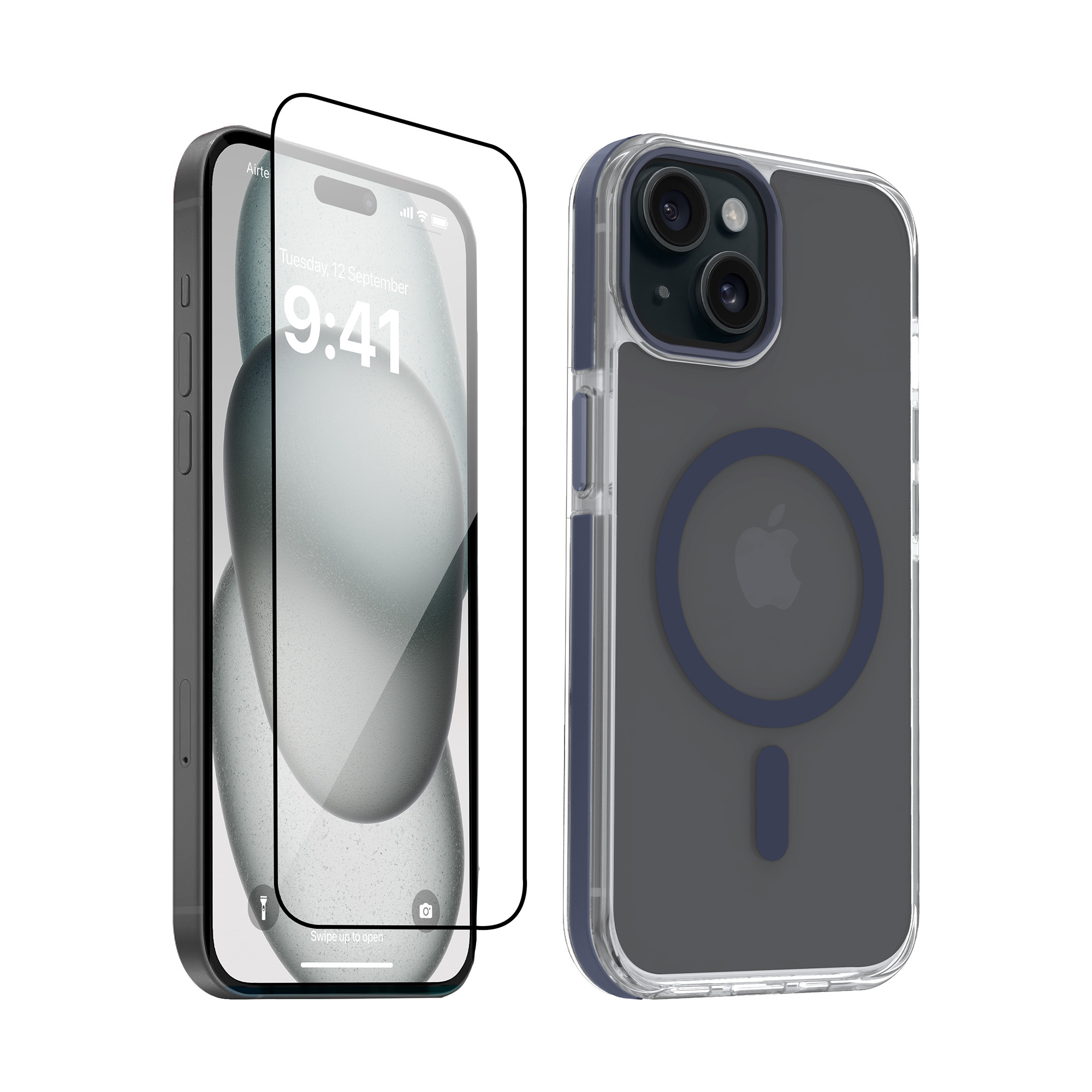 Vaku ® 2in1 Combo Apple iPhone 15 Plus Vortex Magpro Gel Cushion Slim ...