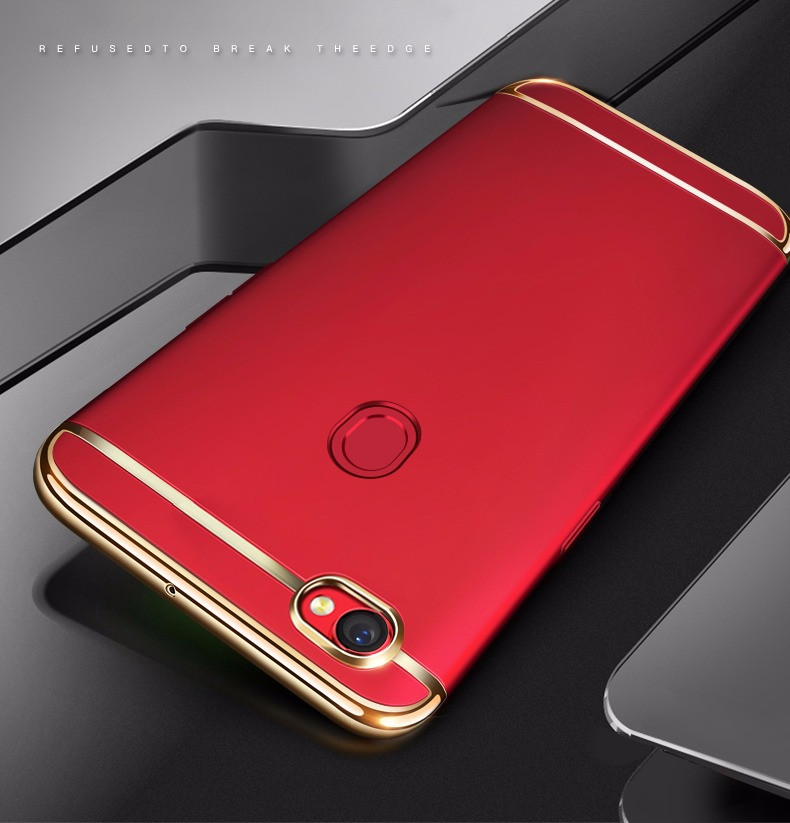 Vaku ® Oppo F5 Ling Series Ultra-thin Metal Electroplating Splicing PC ...